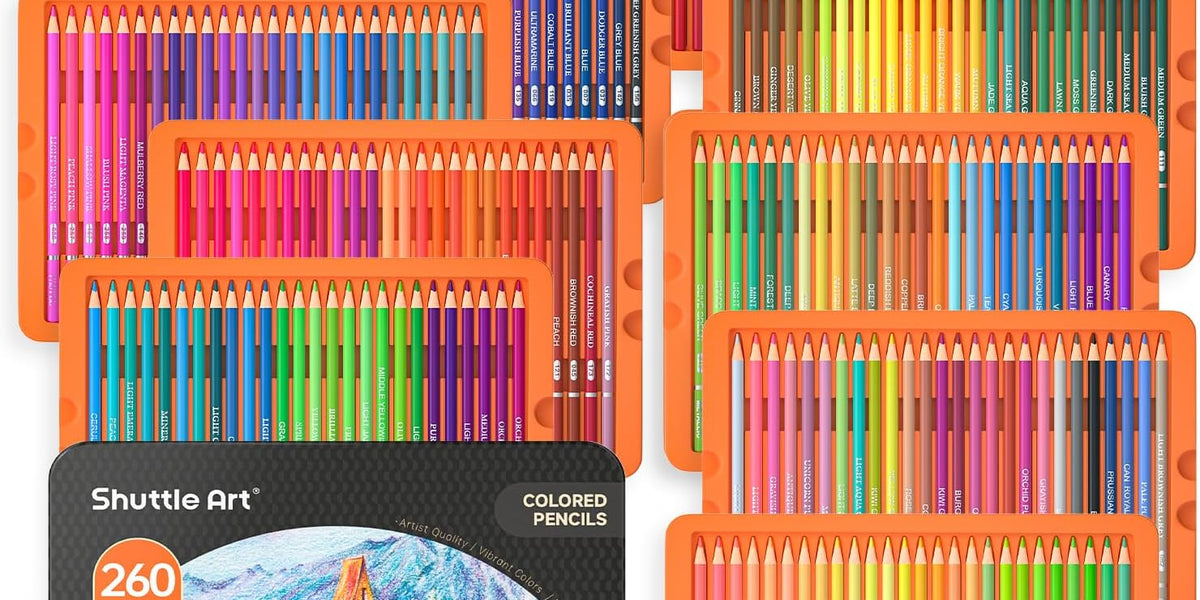 Professional Colored Pencils - Set of 260 — Shuttle Art