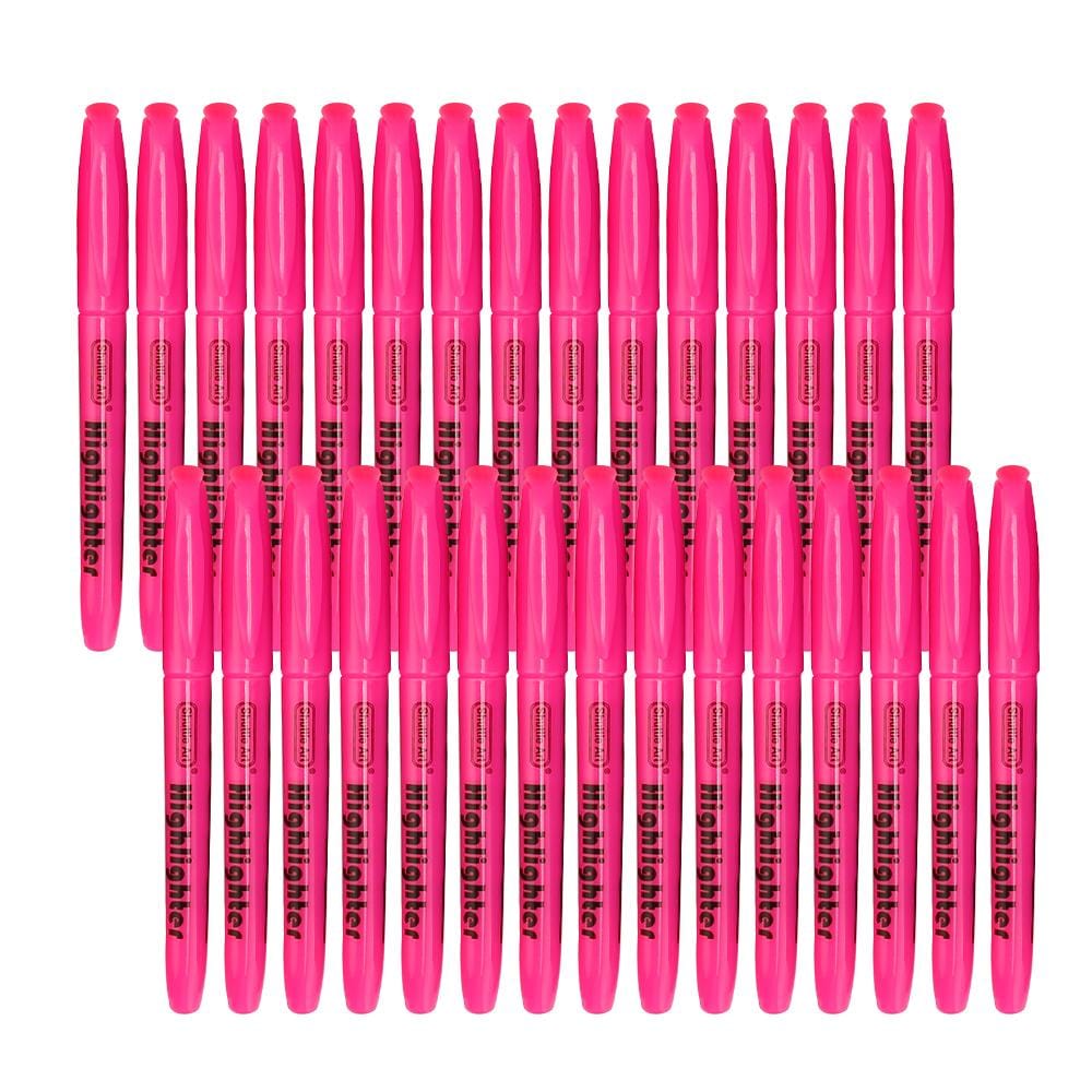 Pink Highlighter Markers - Set of 30 — Shuttle Art